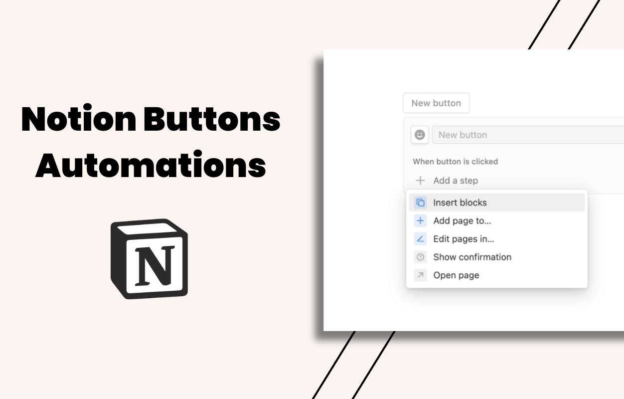 Notion Buttons L The Complete Guide [automate Your Workspace]